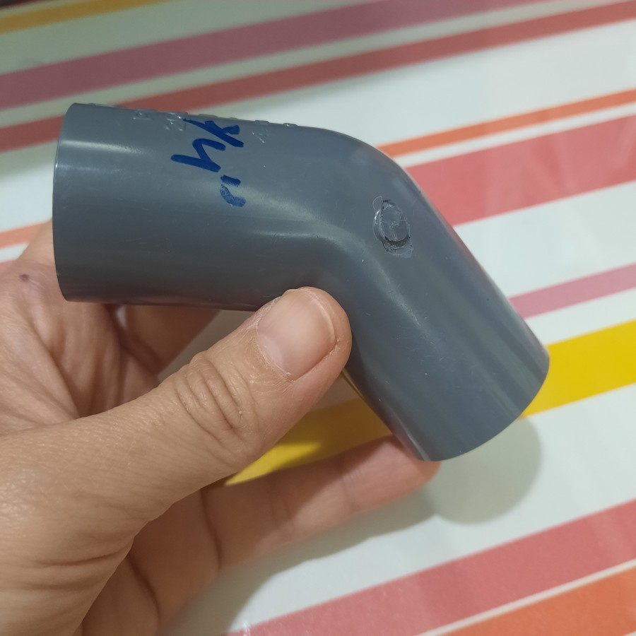 Jual elbow 45 derajat 3/4" keni knee 3/4" 45° derajat Aw PVC | Shopee Indonesia