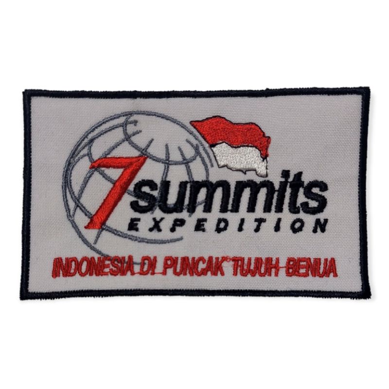 Jual emblem bordir patch gunung seven summit dunia everest elbrush ...
