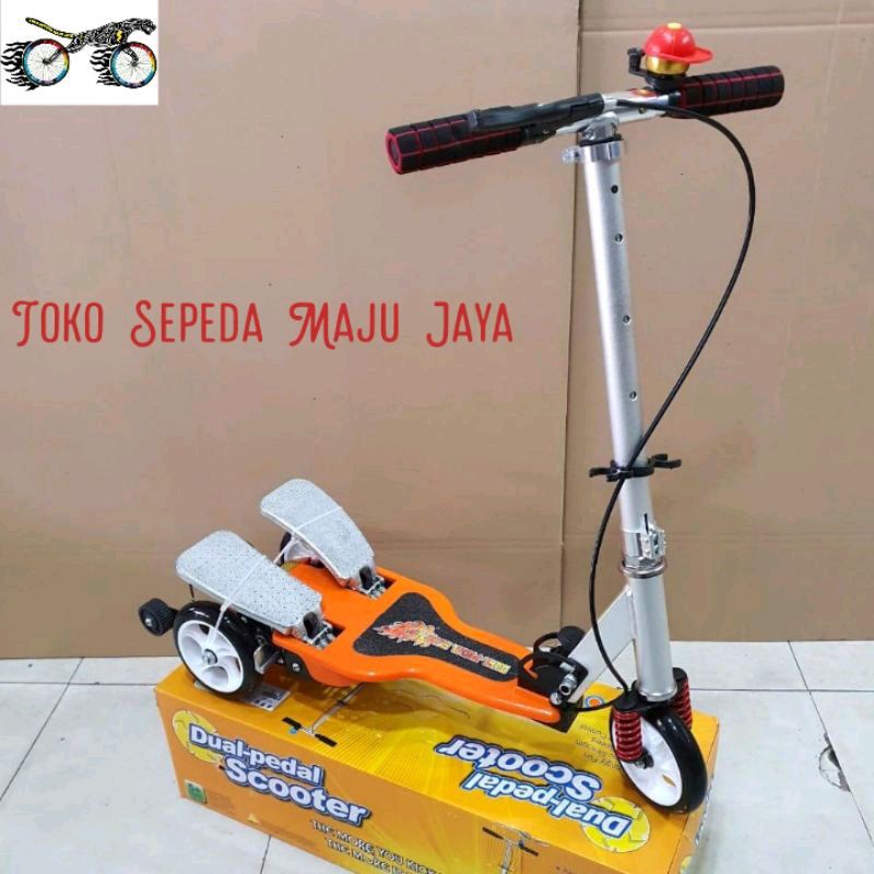 Jual Scooter Anak Otoped Injak Skuter Genjot Otopet Dual Pedal Injakan ...