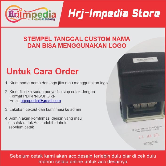 Jual Cetak Stempel Tanggal Nama Custom Tinta Cetak stempel tanggal ... Jual Cetak Stempel Tanggal Nama Custom Tinta Cetak stempel tanggal ...