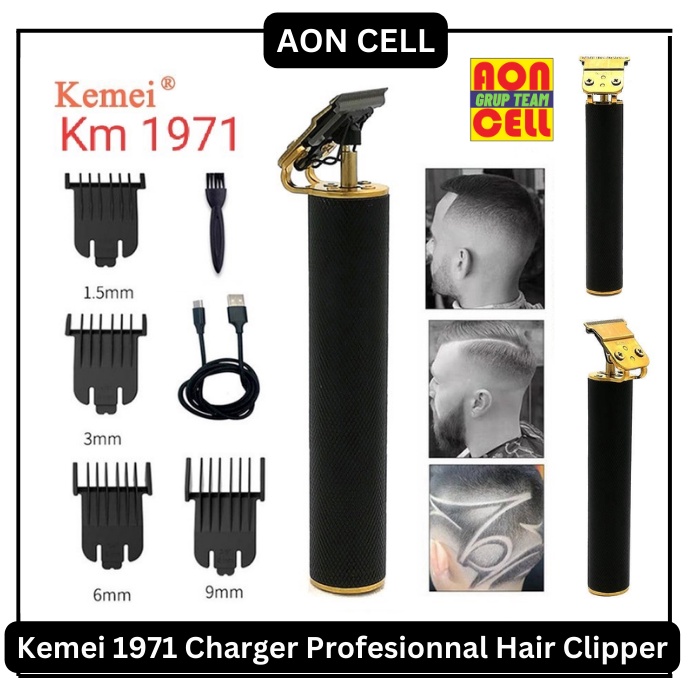 Jual Alat Mesin Cukur Rambut Jenggot Kumis Kemei 1971 KM1971 Hair clipper | Shopee Indonesia