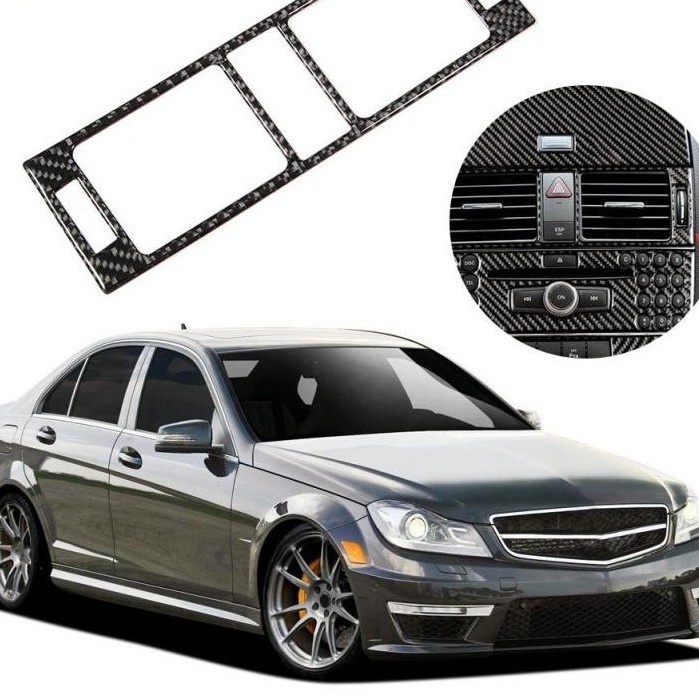 Jual Panel Carbon Cover AC Set Mercy Mercedes Bens W204 Kisi Kisi ...