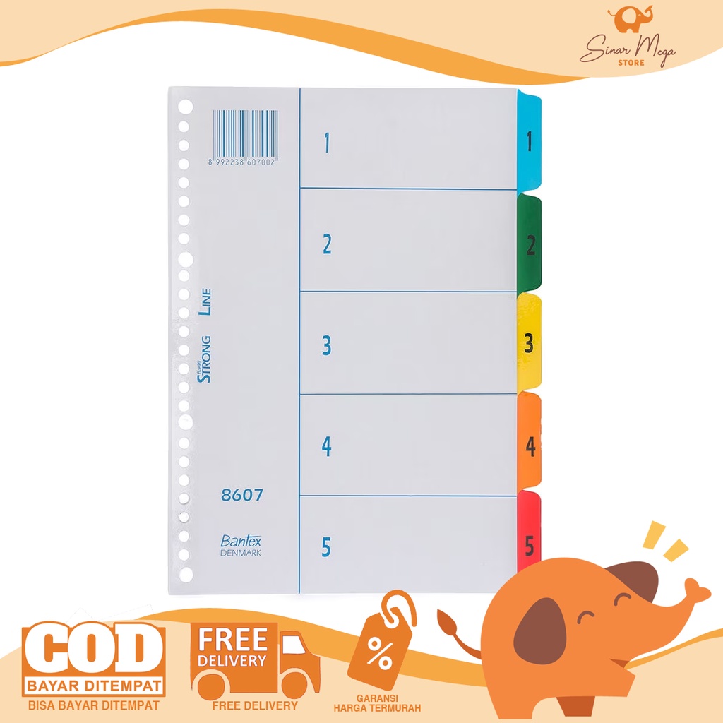 Jual Bantex B5 8607 1-5/ Pembatas Buku/ Kertas Murah | Shopee Indonesia