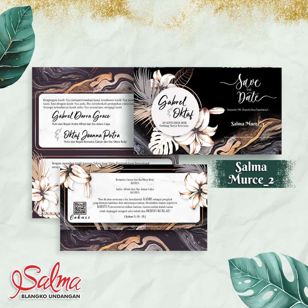 Jual Salma Murce 02| Blangko Undangan | Undangan Print | Undangan Kosong | Undangan | Undangan ...