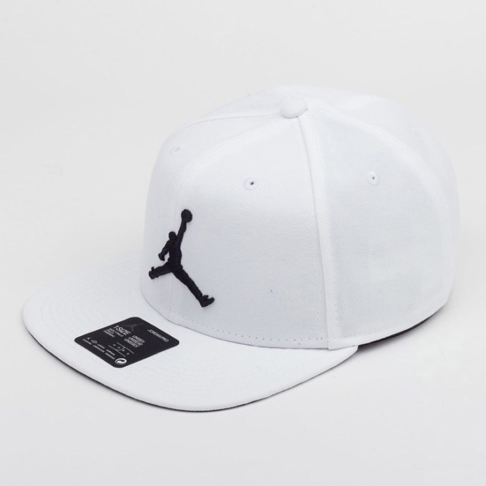 Jual TERBARU!! Topi Nike Jordan Pro Jumpman Snapback Hat White ORIGINAL ...