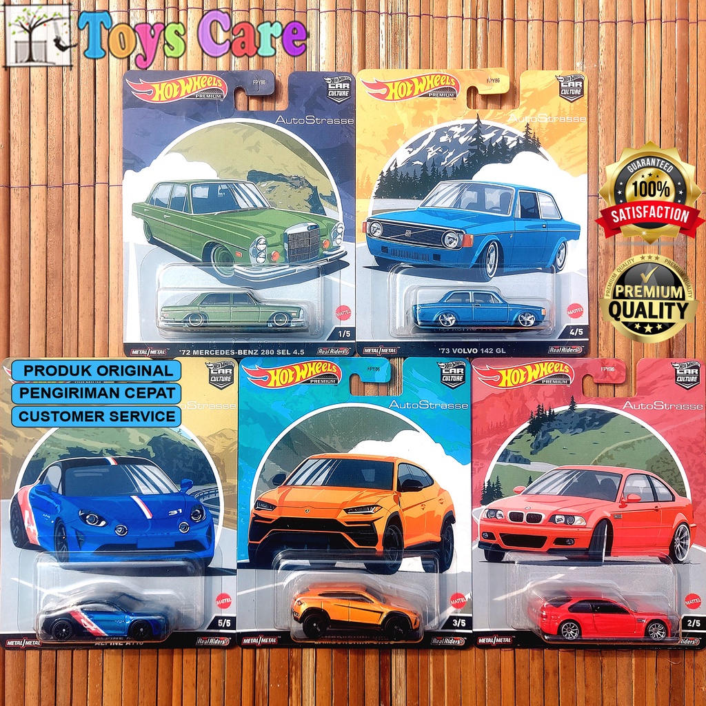 Jual HOTWHEELS PREMIUM AUTO STRASSE SET 5 PCS - AUTOSTRASSE 72 MERCEDES ...