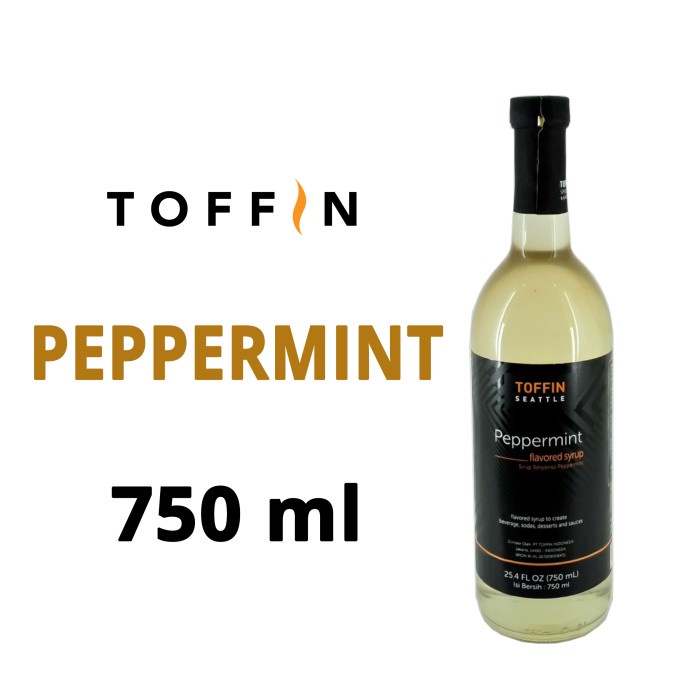 Jual TOFFIN PEPPERMINT SYRUP - SIRUP RASA PEPPERMINT - 750 ML | Shopee ...