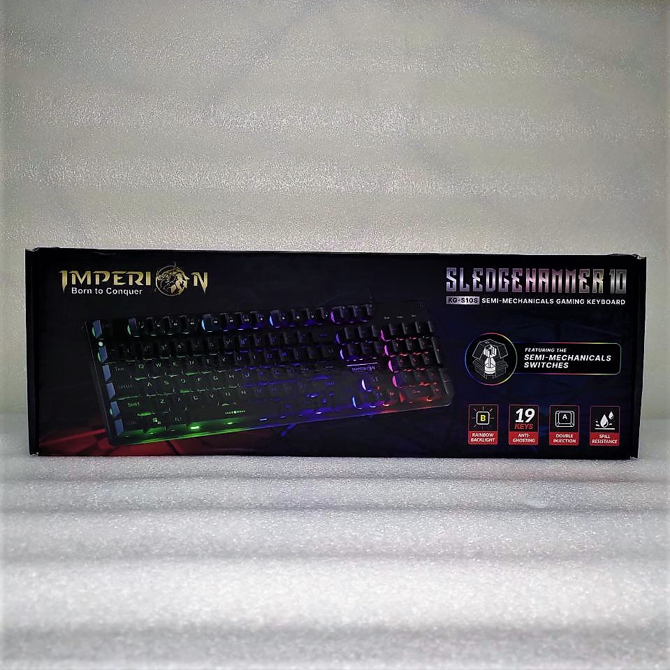 Jual Imperion Keyboard Gaming Sledgehammer 10 Full Size KG-S10S ...