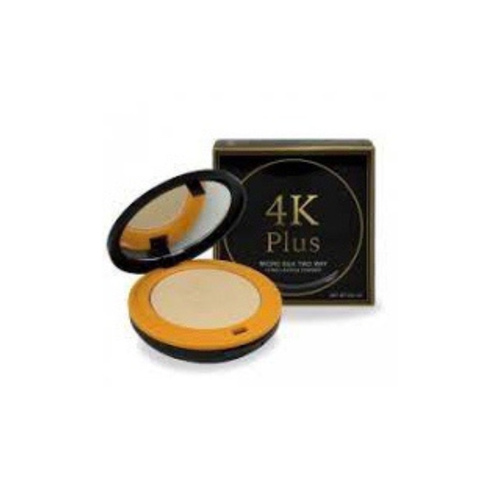 Jual 4K PLUS MICRO SILK TWO WAY LONG LASTING POWDER | Shopee Indonesia