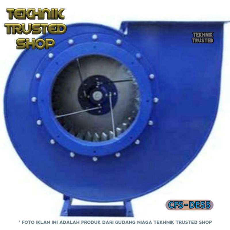 Jual Centrifugal blower hisap CFS DE55 7500w 380v Exhaust fan keong ...
