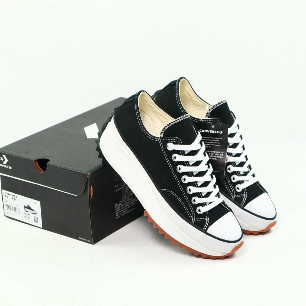 Jual SEPATU CONVERSE RUN STAR HIKE OX LOW BLACK WHITE ORIGINAL VIETNAM ...