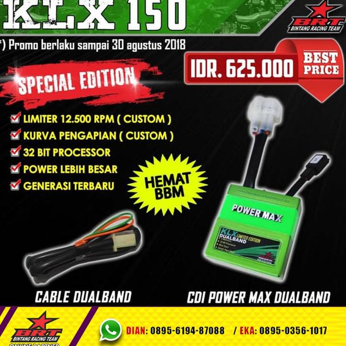 Jual CDI HIJAU BRT POWER MAX KLX 150 LIMITED EDITION officialbr90 Murah ...