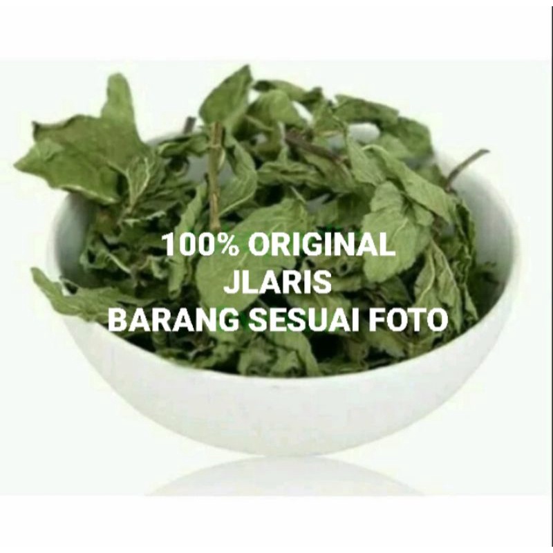 Jual Grade A, Full Daun] Bo He / Daun Mint Kering 50gram / Menthol ...