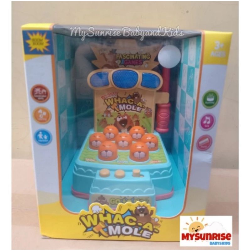 Jual Mainan Anak Edukasi Pukul Tikus Tanah / Family Games / Board Game ...