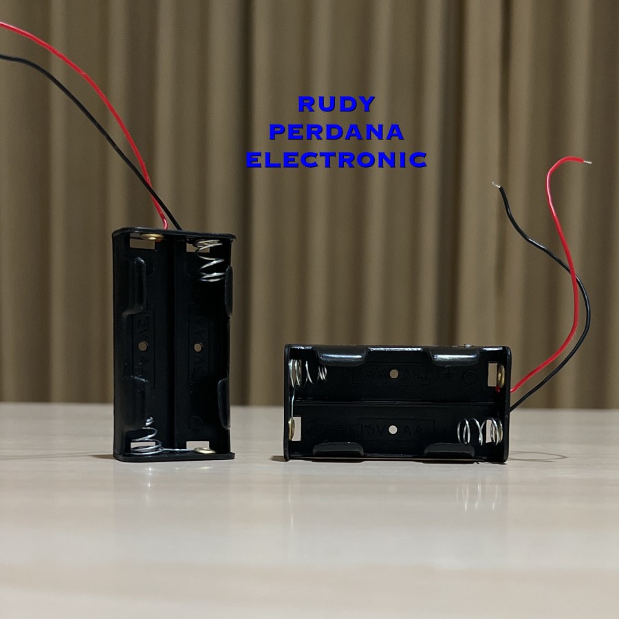 Jual BATERAI SOKET SOCKET TEMPAT AA A2 ISI 2 SLOT | Shopee Indonesia