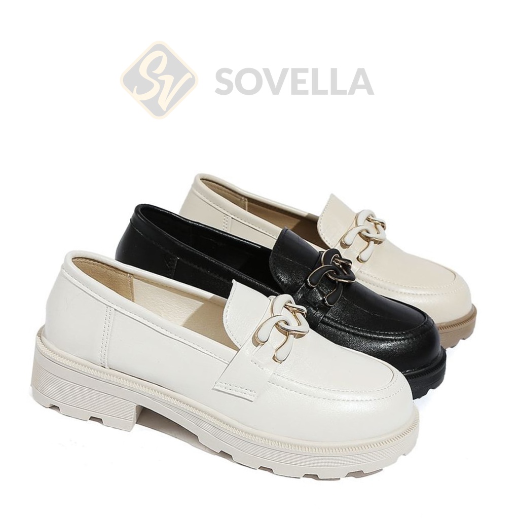 Jual SOVELLA Quinn Sepatu Pantofel Wanita Hitam Casual | Shopee Indonesia