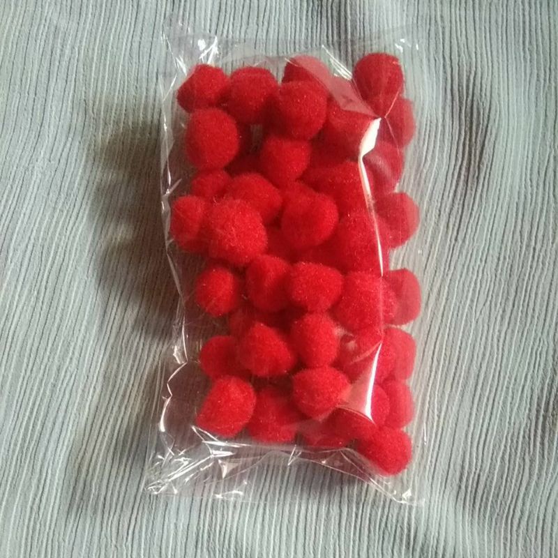 Jual pom pom warna 50 biji | Shopee Indonesia