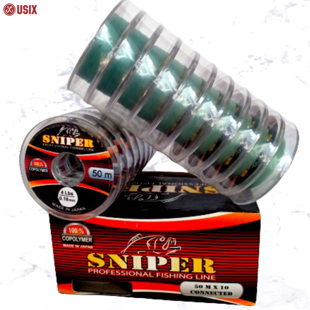 Jual Senar Pancing Sniper Professional Fishing Line Made in Japan 50 ...