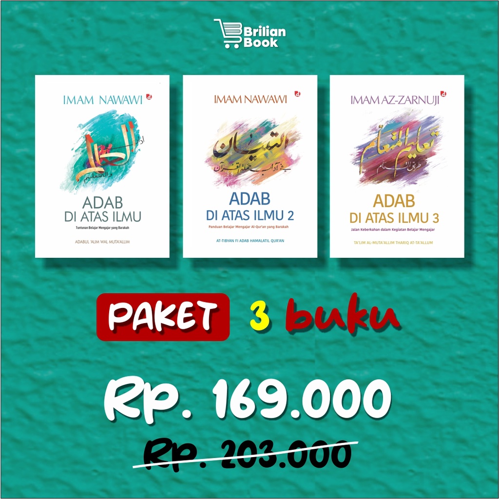 Jual Bundling Buku Paket Adab Diatas Ilmu 1, 2, dan 3 (original Diva ...