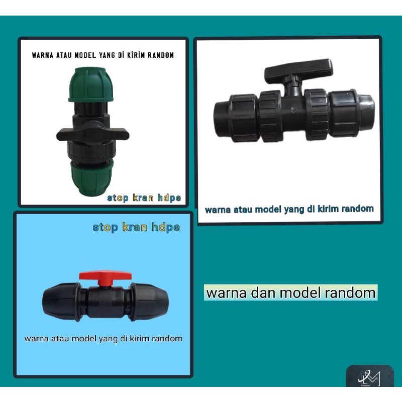 Jual Ball valve pipa hdpe 1/2 inch atau stop kran hdpe | Shopee Indonesia