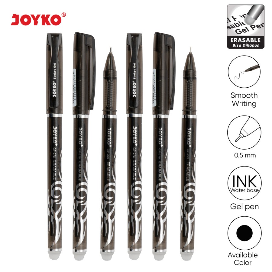 Jual (1 Biji) Erasable Gel Pen Pulpen Bisa Dihapus Joyko GP-279 Shokyo ...