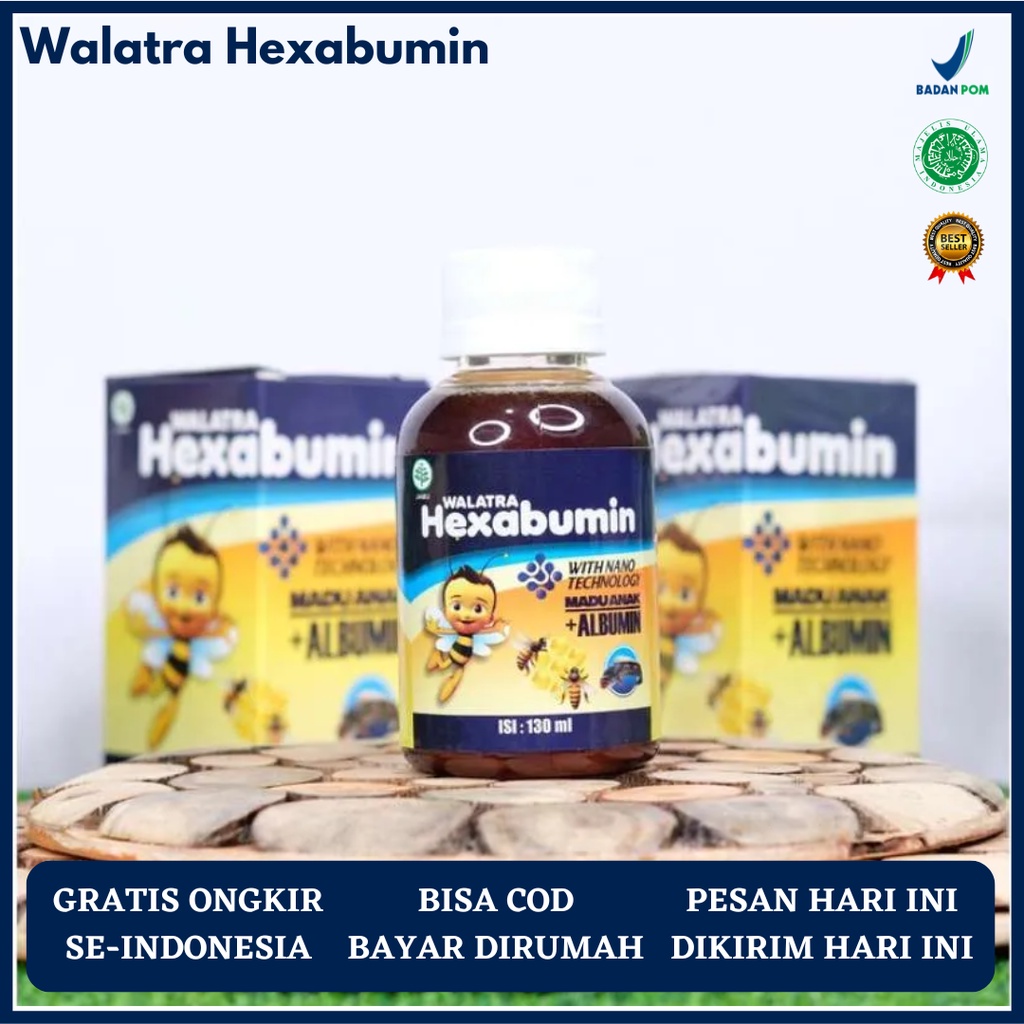 Jual Walatra Hexabumin Madu Plus Albumin Untuk Anak, Suplemen Tumbuh ...