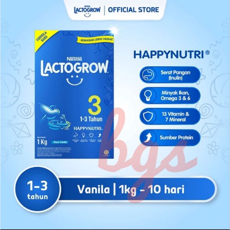 Jual Susu Anak Tahap 3 Lactogrow dengan Probiotik | Shopee Indonesia