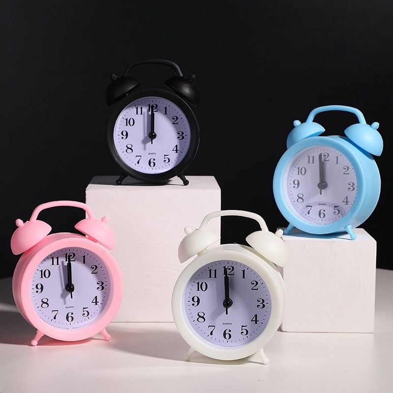 Jual Tahan Lama Premium Mini Sederhana Jam Alarm Meja Jam Desktop Diam ...