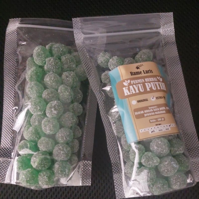 Jual PERMEN Herbal kayu putih 100gr/ permen eucalyptus/permen kayu ...