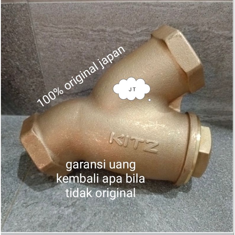 Jual y strainer valve kitz kuningan 1/2 inch class 150 | Shopee Indonesia