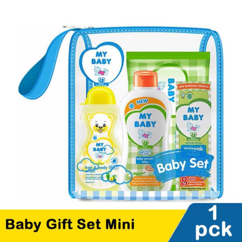 Jual My Baby Gift set Mini Sabun Shampoo Telon Bedak Tisu Basah ...