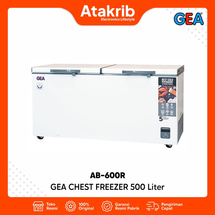 Jual GEA CHEST FREEZER AB-600R / AB 600 R 500 Liter | Shopee Indonesia