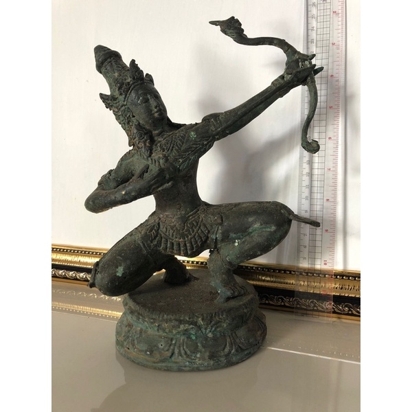 Jual Patung Dewa Arjuna Memanah Hitam Tua Asli Peninggalan | Shopee ...