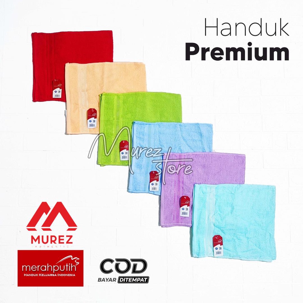 Jual HANDUK MERAH PUTIH HANDUK POLOS KECIL / SEDANG / BESAR PREMIUM ...