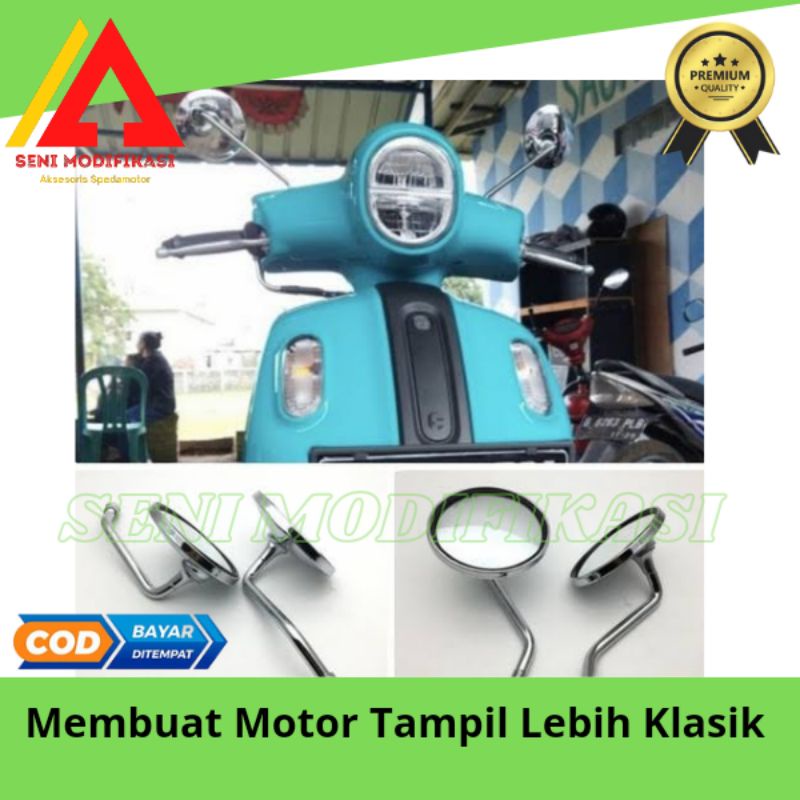 Jual Spion Yamaha FAZZIO Model Bulat Tangki Panjang Dan Pendek Full ...