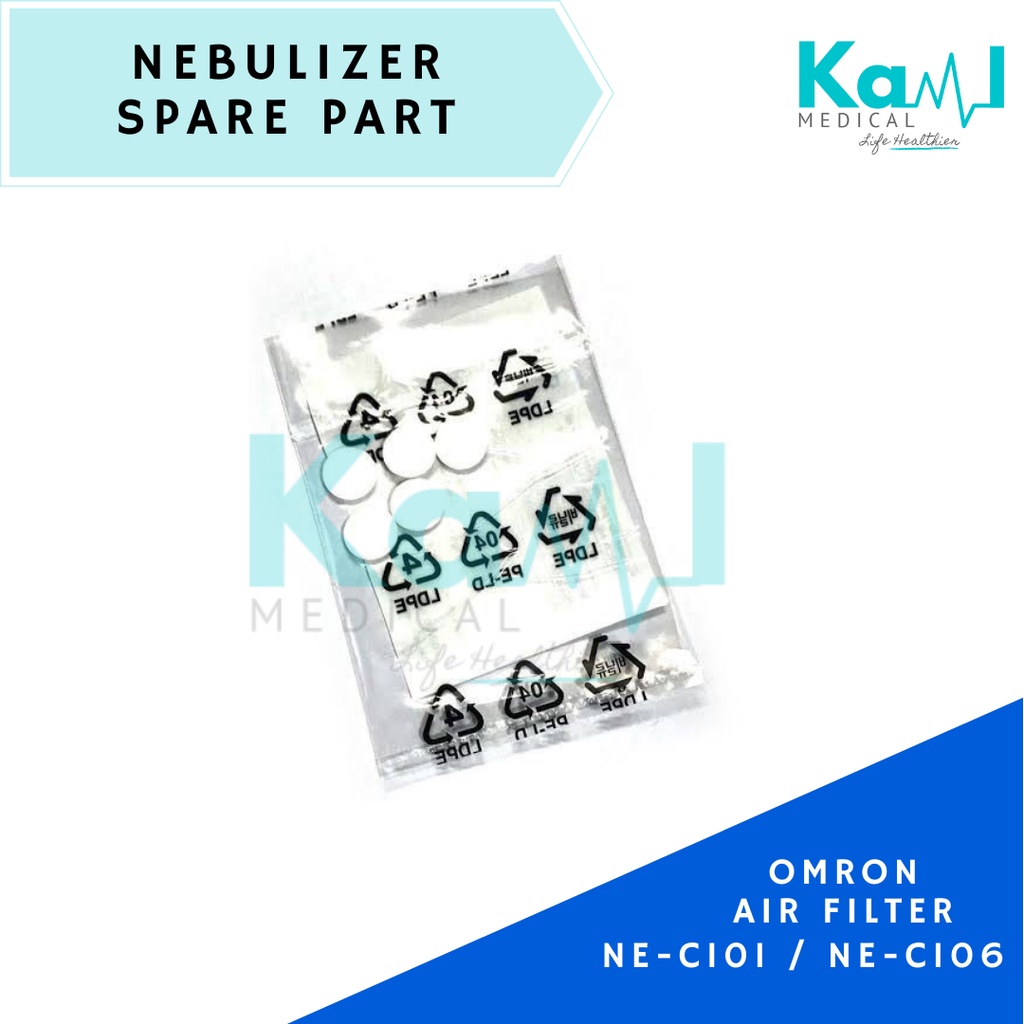 Jual Omron Nebulizer Air Filter NE - C101 / NE - C106 / NE - C801 / NE ...