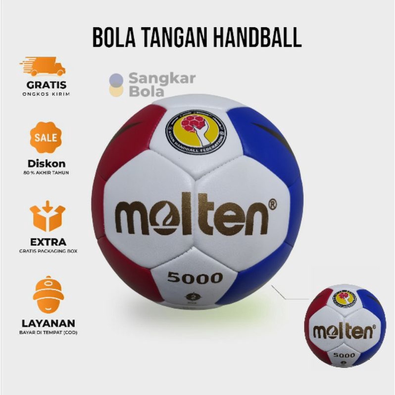 Jual bola tangan Handball Bola tangan molten size1 size2 size3 | Shopee ...