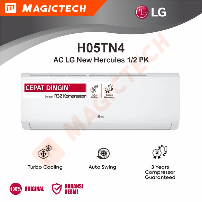 Jual AC LG 1/2 PK H05TN4 STANDARD - GARANSI 3 TAHUN | Shopee Indonesia