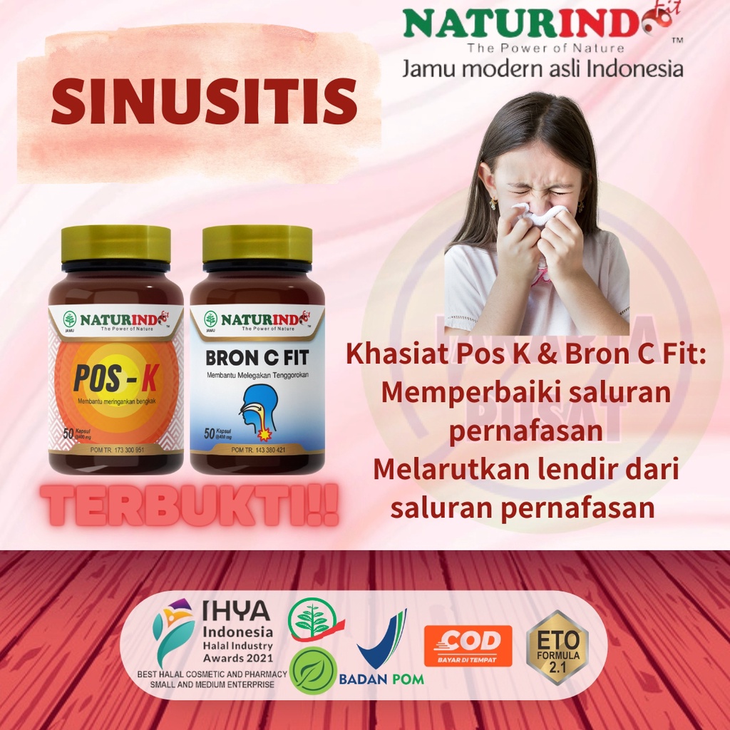 Jual Naturindo Bron C Fit Obat Herbal Pneumonia Tbc Sinusitis Gurah ...