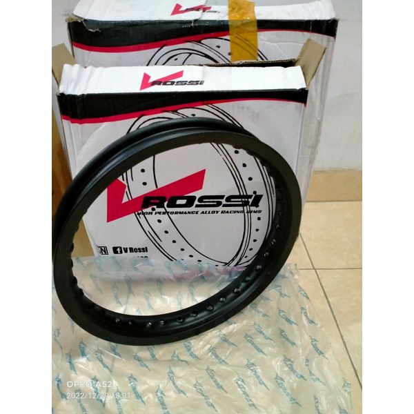 Jual Velg alloy v Rossi ring 17 x 140 160 185 215 hitam wm blast dan wm ...