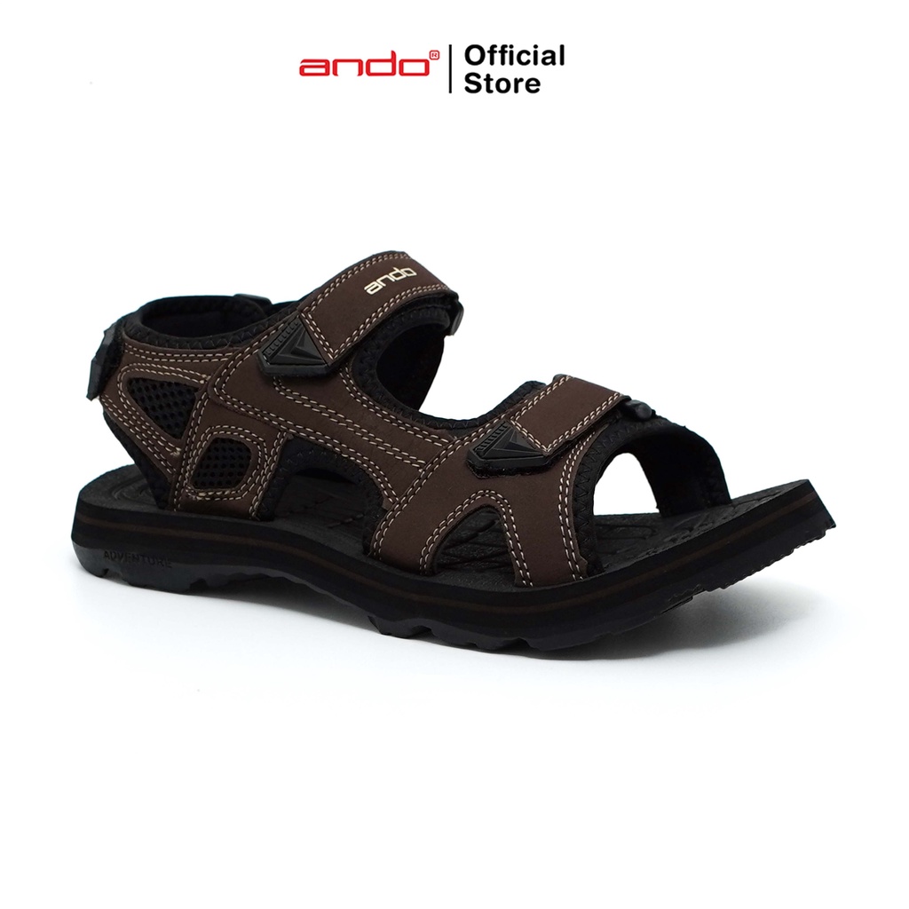 Jual Ando Official Sandal Gunung Arrowtech Pria Dewasa - Hitam/Coklat ...