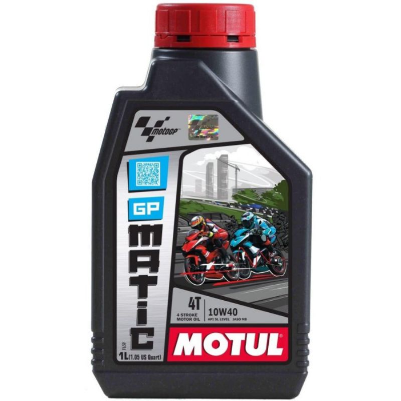 Jual Oli Mesin Motul GP Matic SAE 10W-40 1 Liter SL JASO MB | Shopee Indonesia