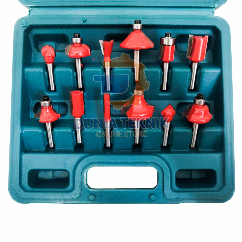 Jual Mata Profil Set 12Pcs Pisau Profil Set Trimmer Router 12 Pcs ...