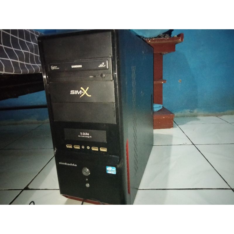 Jual PC Built UP mobo Lenovo (Bonus Keyboard Logitech & Mouse Lonovo ...
