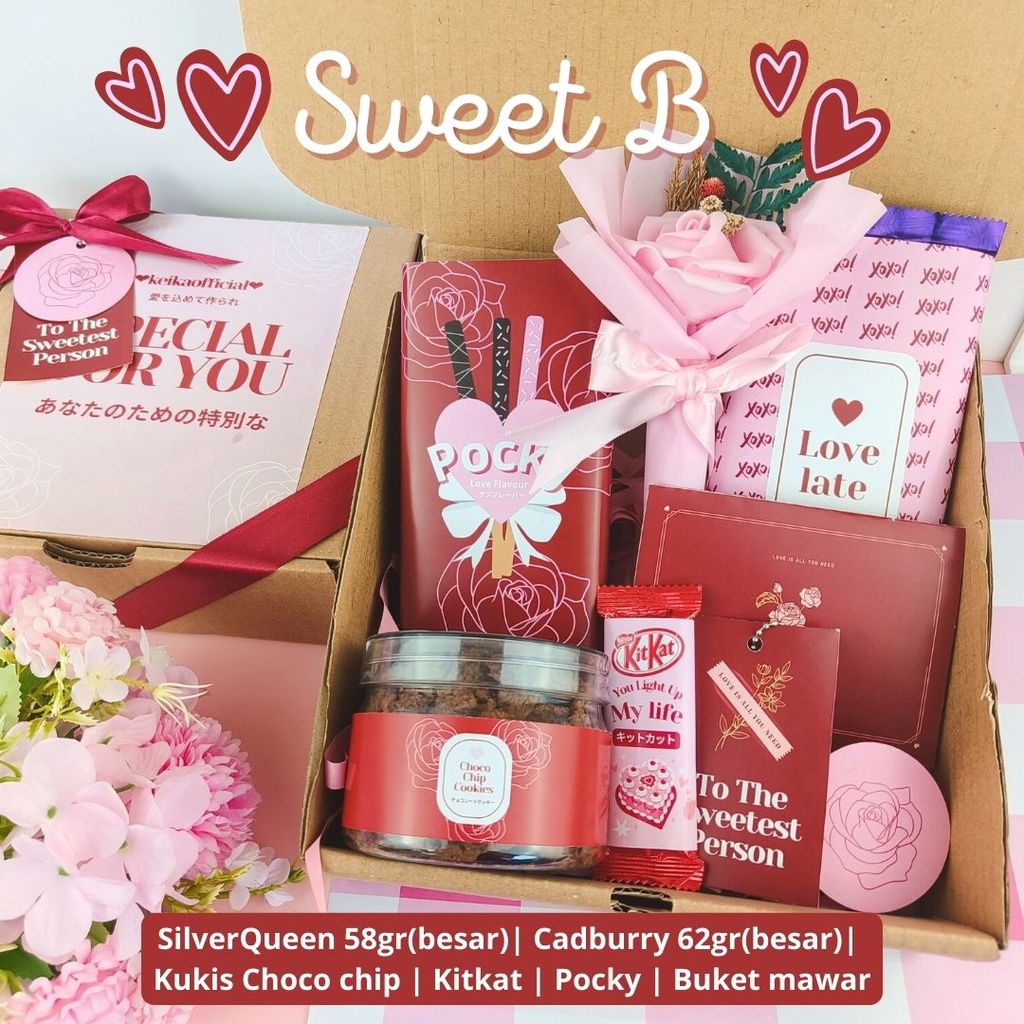 Jual Hampers Valentine kado cewek | Hadiah coklat boneka cewek pacar ...