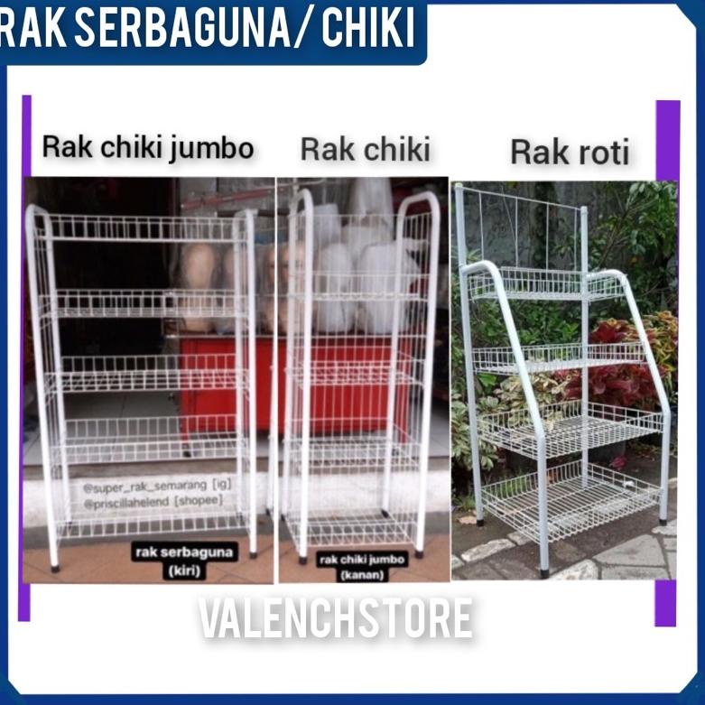 Jual Rak chiki 4 Susun Serbaguna/Rak snack / rak serbaguna / rak dapur ...