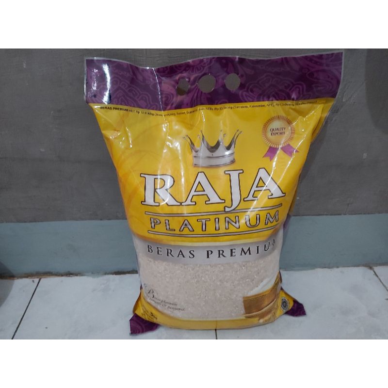 Jual Beras 5 Kg Beras Raja Platinum Beras Premium 5kg | Shopee Indonesia