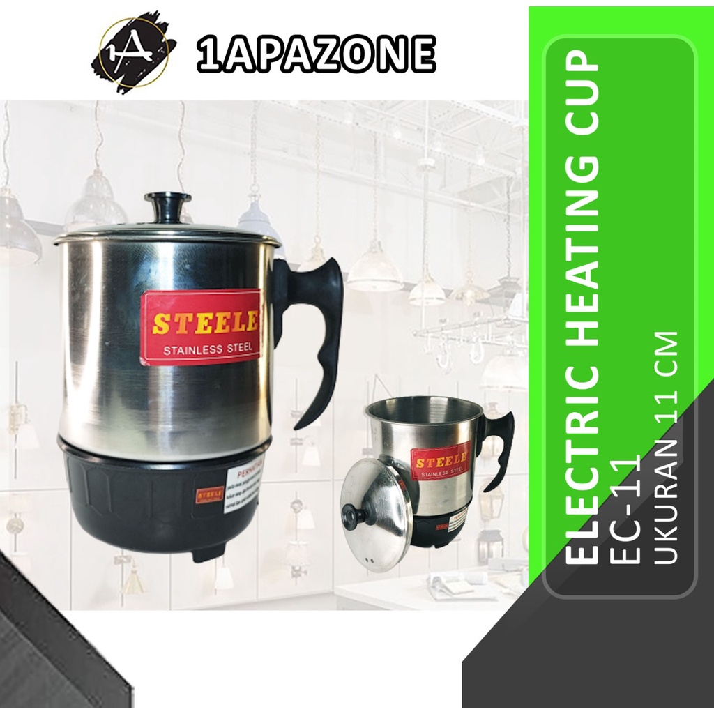 Jual ELECTRIC HEATING CUP/MUG LISTRIK/TEKO PEMANAS AIR 11CM EC-11 ...