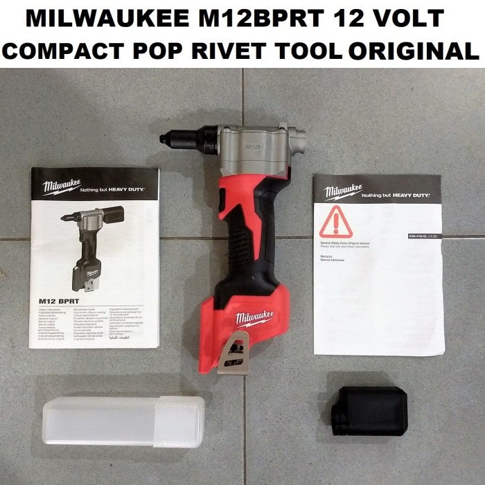 Jual MILWAUKEE M12BPRT-0 Mesin Alat Tang Rivet 12V Ripet Bor Gun M12 ...