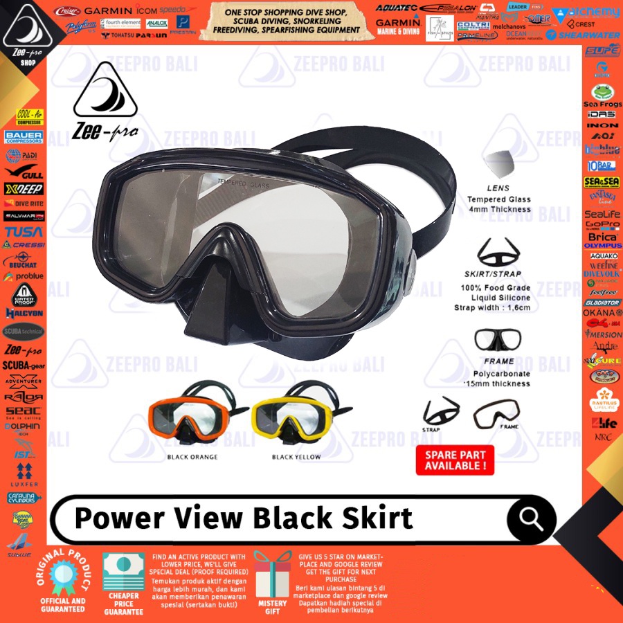 Jual Alat Selam Scuba Diving Masker Kacamata Snorkling Snorkeling Dive ...